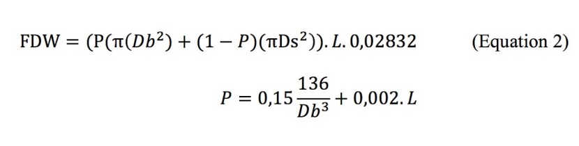Determination of deadwood volume Trojan fir forests
