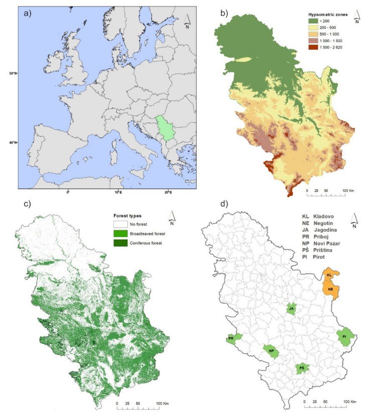 Impact of UV radiation and temperature on the spongy moth and the brown ...